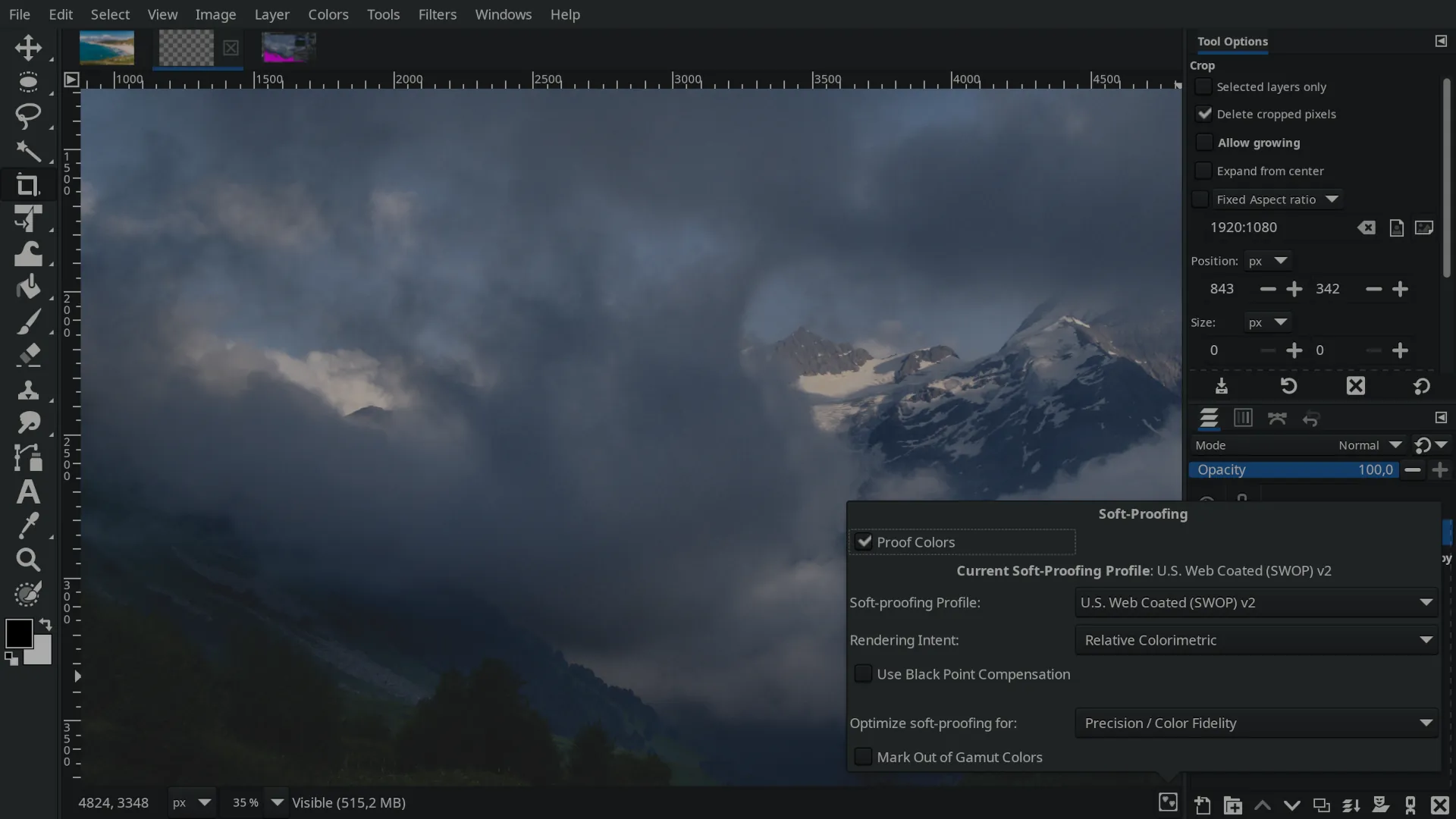 Libre Arts GIMP 2 99 12 CMYK Canvas Interaction And More